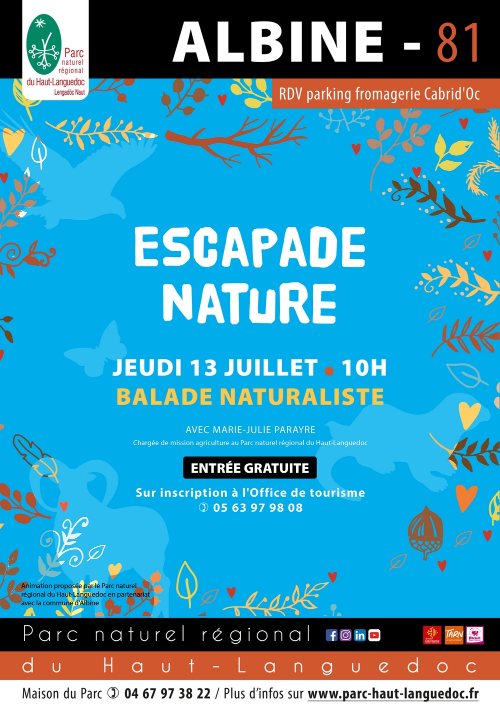Escapade nature | Parc naturel régional du Haut-Languedoc